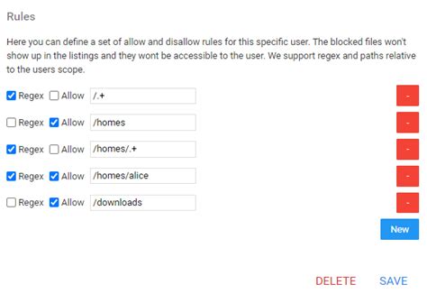 Regex Not Working · Issue 1034 · Filebrowserfilebrowser · Github