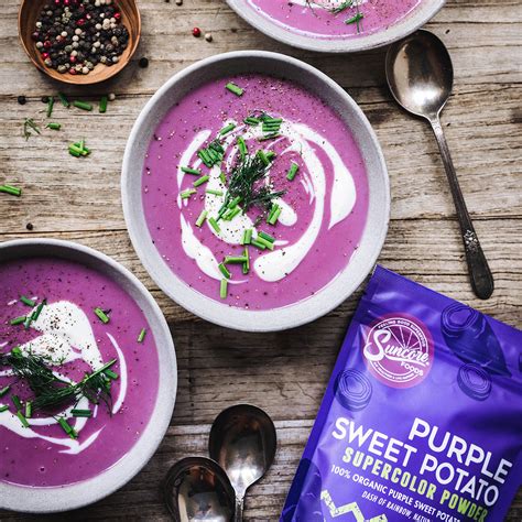 Purple Sweet Potato Soup Suncore Foods Inc