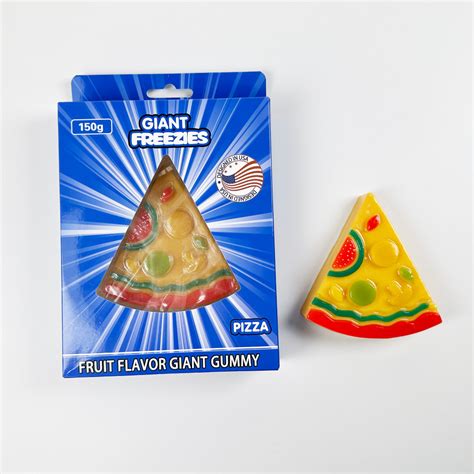 Giant Freezies Fruit Flavour Giant Gummy Pizza American 150g American