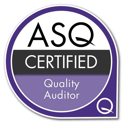 Certified Quality Auditor Cqa Asq