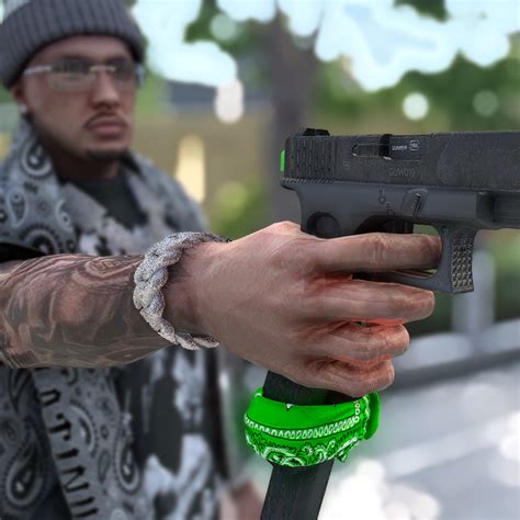 Glock Switch Green Bandana Capos Fivem Shop Cars And Mlos