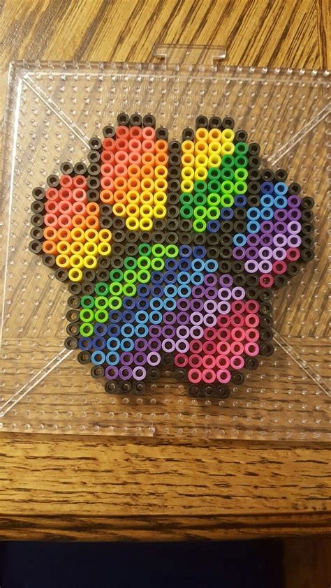 Paw Print Beads Perler World Wide Weft
