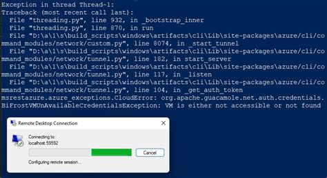 How Do I Resolve Authentication Errors Against An Azure Vm Via Azure Bastion Using Local Native