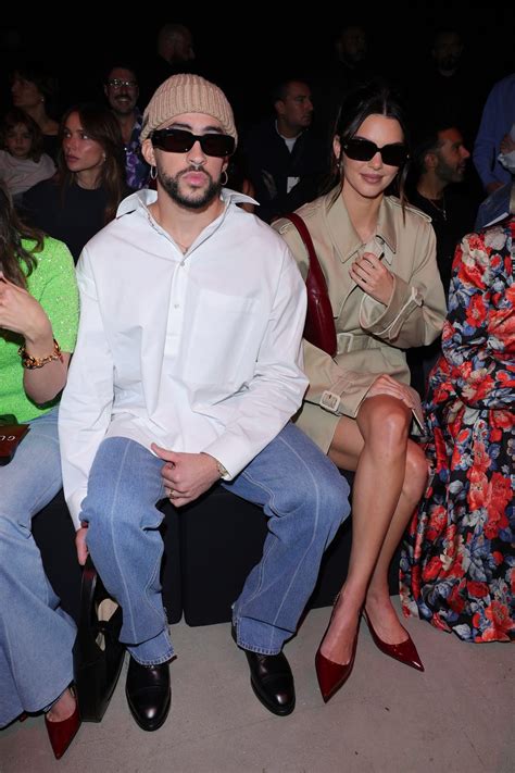 Kendall Jenner And Bad Bunny Attend Guccis Show Together