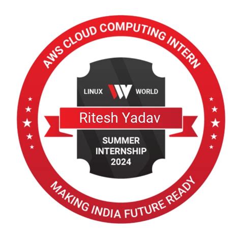 My Summer Internship Project With Linuxworld Informatics Ritesh Yadav Posted On The Topic