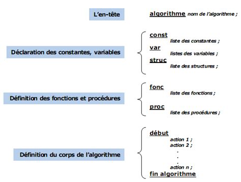 cours algorithme introduction procédure fonctions tests