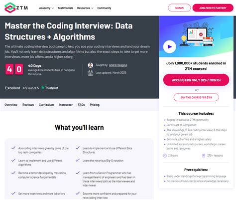 How To Ace The Coding Interview Zero To Mastery