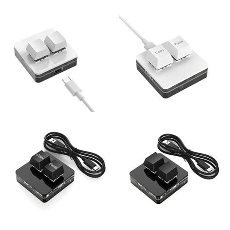 Custom Mini Keyboard Copy Paste 2 Keys Rgb Macro Osu Keypad