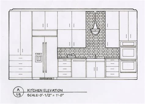 Info Top Kitchen Elevation Dimensions