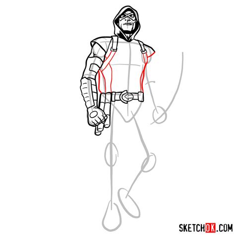 Learn How To Draw Green Arrow Sketch Oliver Queen In 18 Steps