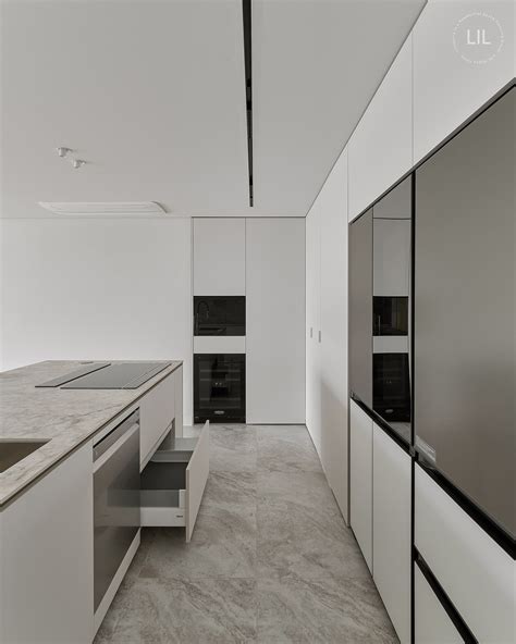 주거공간기획그룹 릴스퀘어 포그 그레이와 부드러운 크리스탈 세라믹이 조화로운 주방 Square No344 Blended Soft Crystal Kitchen 광진