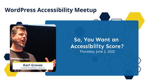 So You Want An Accessibility Score Karl Groves Equalize Digital