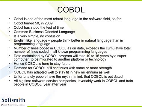 Cobol Basics 19 6 2010 Ppt