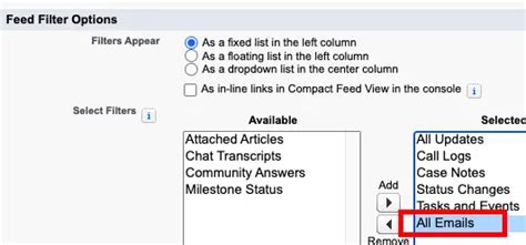 Show Or Hide Emails Tab In Salesforce Lightning Chatter Component Infallibletechie