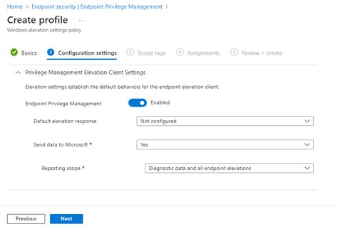 Managing Elevation Settings For Endpoint Privilege Management Microsoft Intune Microsoft Learn