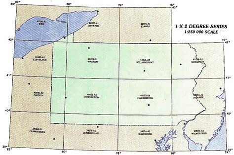 Pennsylvania Topographic Index Maps Pa State Usgs Topo Quads 24k 100k 250k