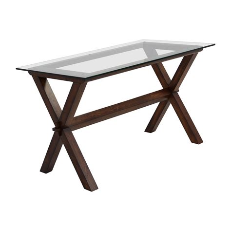 Pottery Barn Glass Top Desk Aptdeco Pottery Barn Glass Top Desk Aptdeco