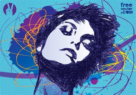 Girl Illustration Vector Art And Graphics