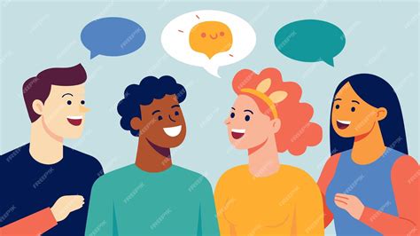 Premium Vector Social Interactions A Group Of Friends Are Engaged In