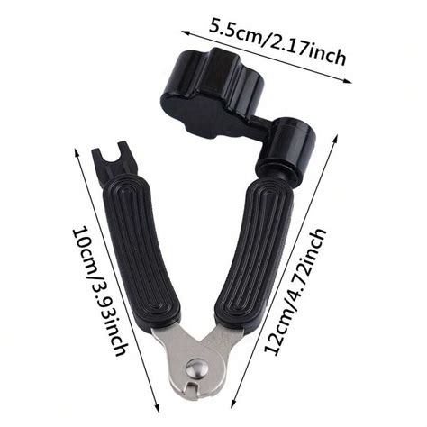 1pc guitar string winder 3 in 1 string winder string cutter string
