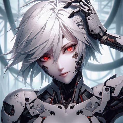 White Haired Cyborg Raiart