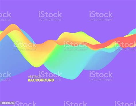 다채로운 추상적인 배경입니다 동적 효과입니다 미래 기술 스타일입니다 모션 벡터 일러스트입니다 0명에 대한 스톡 벡터 아트 및