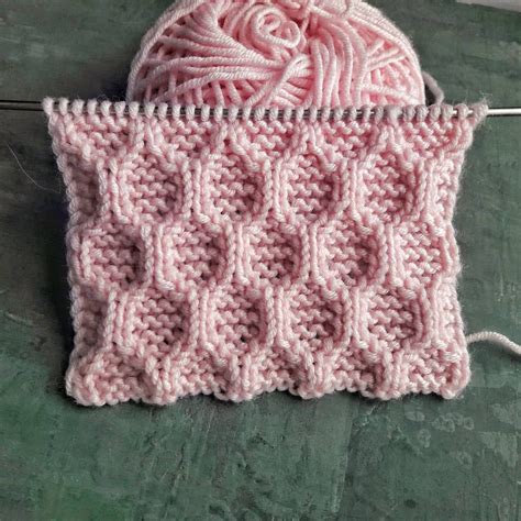 Узоры Вязание спицами On Instagram “Рельефные соты Универсальный узор для вязания детских жен