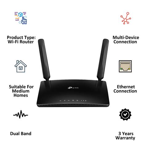 Buy Tp Link Archer MR V AC Dual Band Wi Fi Router Antennas LAN Ports Tp Link