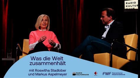 Roswitha Stadlober Und Markus Aspelmeyer Im Gespräch Scilog