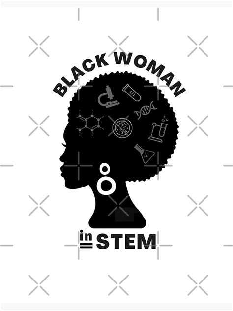 Black Woman In Stem Art Board Print For Sale By Kiliteh Redbubble