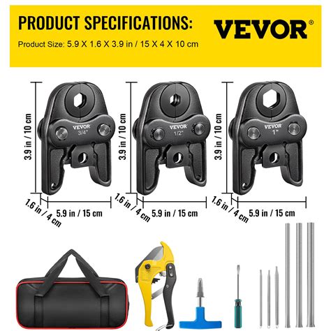 Vevor Compact Propress Jaw 12 34 1 Propress Compact Press Jaw 40