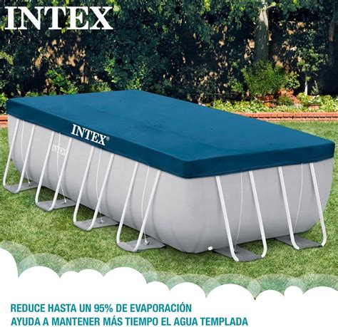 Intex Rectangular Pool Cover 4x2x1 Black 28037 Buy Best Price In Uae Dubai Abu Dhabi Sharjah