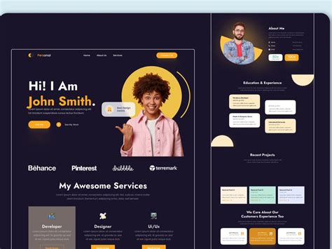 a portfolio website resume website html css tailwind javascript upwork
