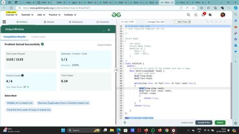 Arunkumar D On Linkedin Given The Head Of A Singly Linked List The Task Is To Check If The Linked