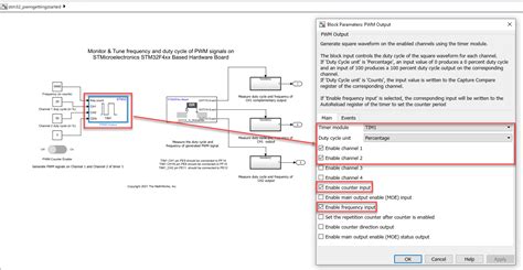 signal monitoring and parameter tuning of generated pwm output matlab