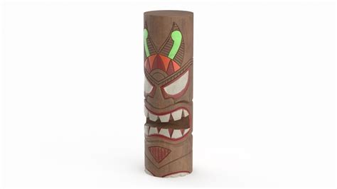 Polynesian Tiki Idol 3d Model Turbosquid 2430734