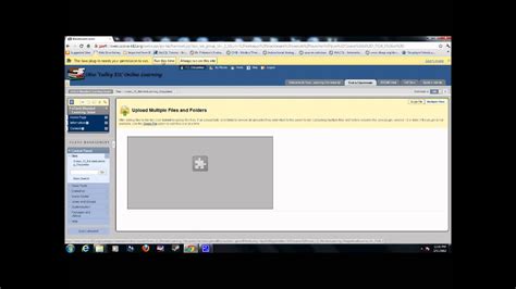 How To Upload Files To Your Course In Blackboard Youtube