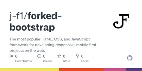 github j f1 forked bootstrap the most popular html css and javascript framework for