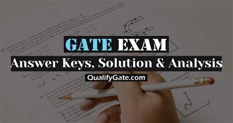 Gate 2018 Question Paper With Answer Key Analysis Solution