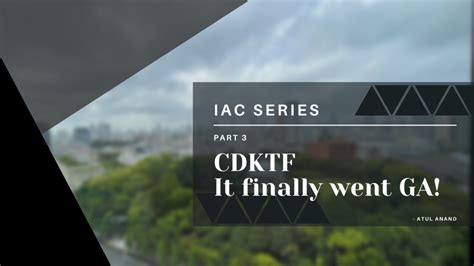 Iac Series Cdk For Terraform Cdktf It Finally Went Ga Jtp