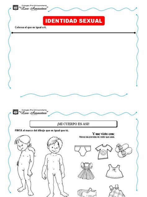 Identidad Sexual Para Niños De 5 Años Pdf