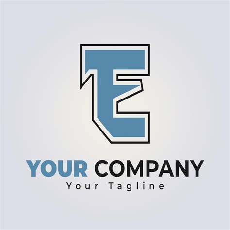 테 로고 템플릿 프리미엄 벡터