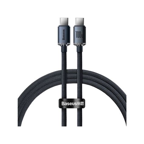 Baseus Usb C To Usb C Cable W M Black Studio Online