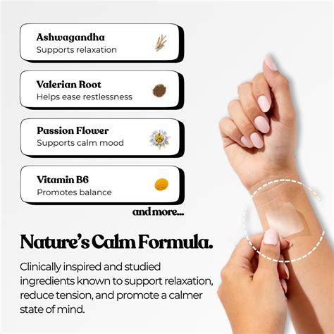 Calm Patch Natural Stress Relief The Patch Collection
