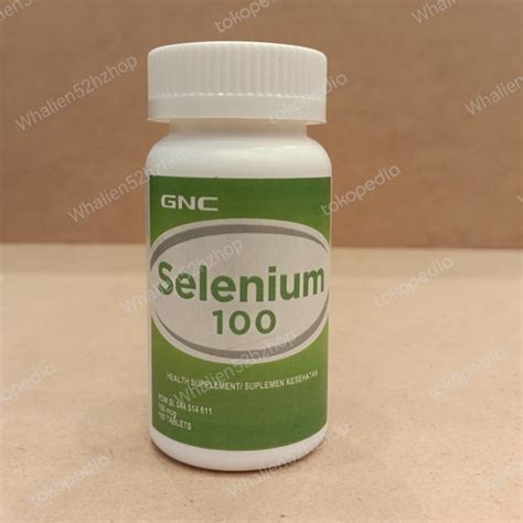 Jual Gnc Selenium 100mcg 100 Tablets Jakarta Barat Whalien52hzhop Tokopedia