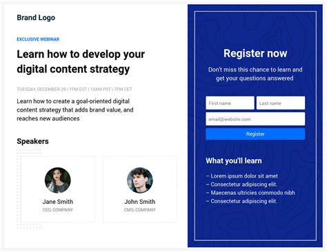 Webinar Registration Forms How To Design Them To Boost Webinar Attendance