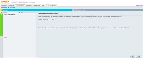 Configuring Aruba Wlc