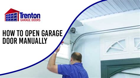 How To Open A Garage Door Manually — Read More Here