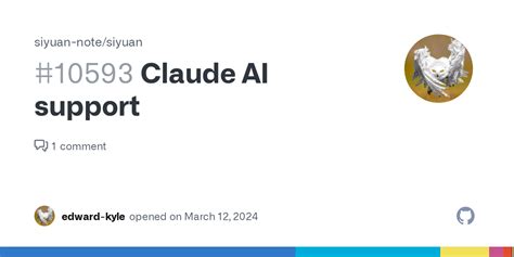 Claude Ai Support · Issue 10593 · Siyuan Notesiyuan · Github