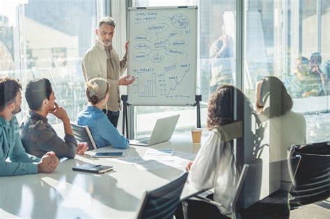 화이트 보드에서 프리젠 테이션을보고 비즈니스 사람들 20 24세에 대한 스톡 사진 및 기타 이미지 20 24세 25 29세 60 64세 Istock